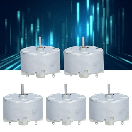 Garosa DC Brush Motor,5Pcs DC Brush Motor Micro Alloy Electrical Tools ...