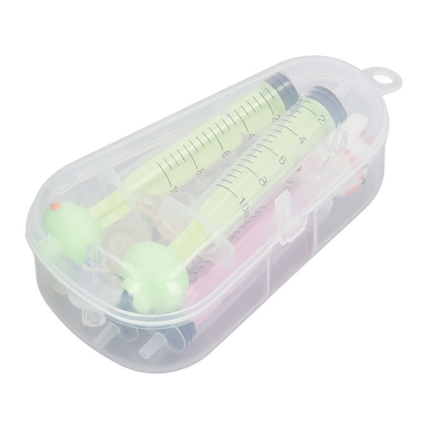 Irrigador de nariz de silicona, 4 jeringas nasales infantiles de 10 ml, irrigador nasal ...