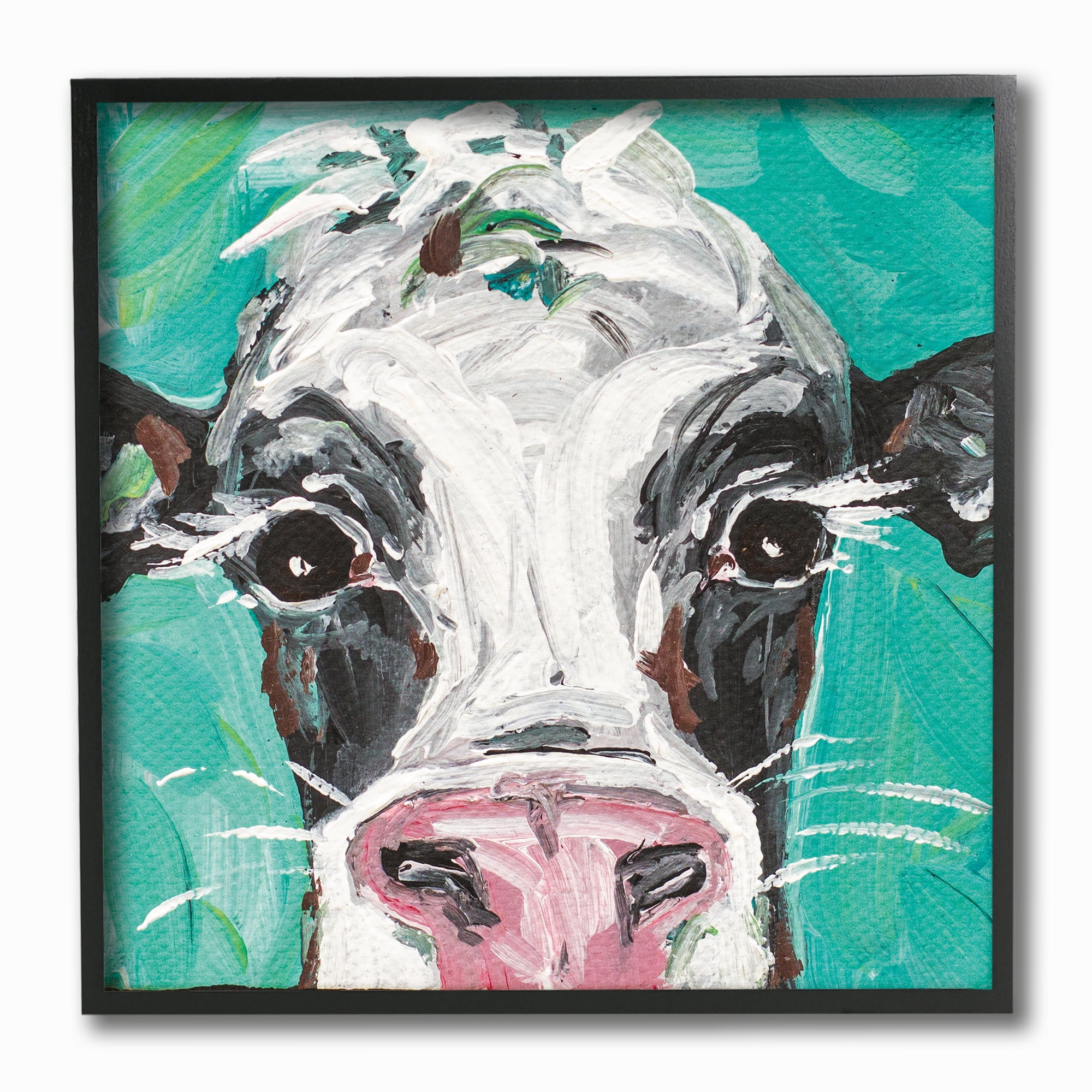 The Stupell Home Decor Collection Oreo The Painted Cow Framed Giclee ...
