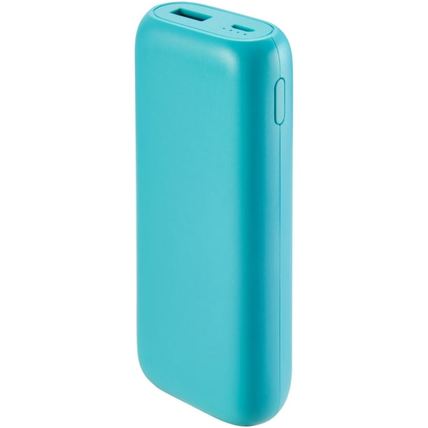 onn. Portable Charger, 6700 Mah, Teal - Walmart.com