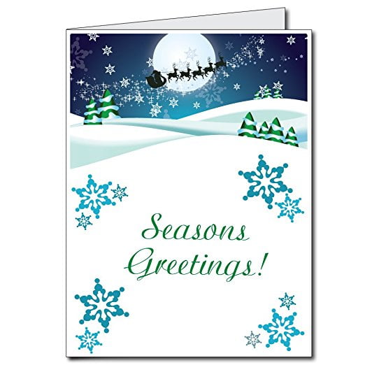 2'x3' Giant Christmas Card (Christmas Seasons Greetings), W/Envelope ...