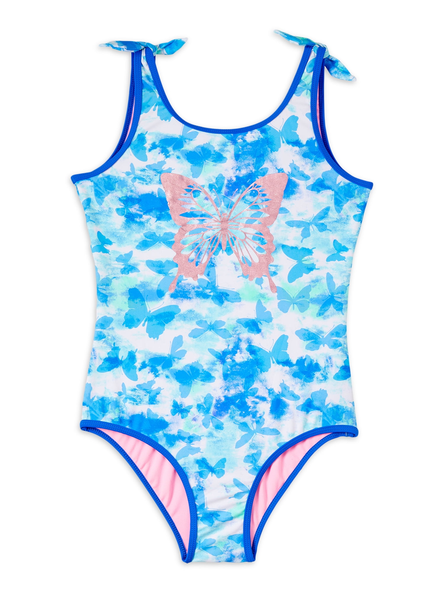 Buy Limited Too Girls One Piece Foil Butterfly Swimsuit, Sizes 4-16 ...