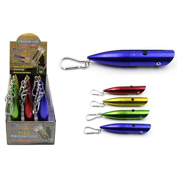 Diamond Visions Max Force 08-1665 6 LED Fishing Lure Flashlight with ...