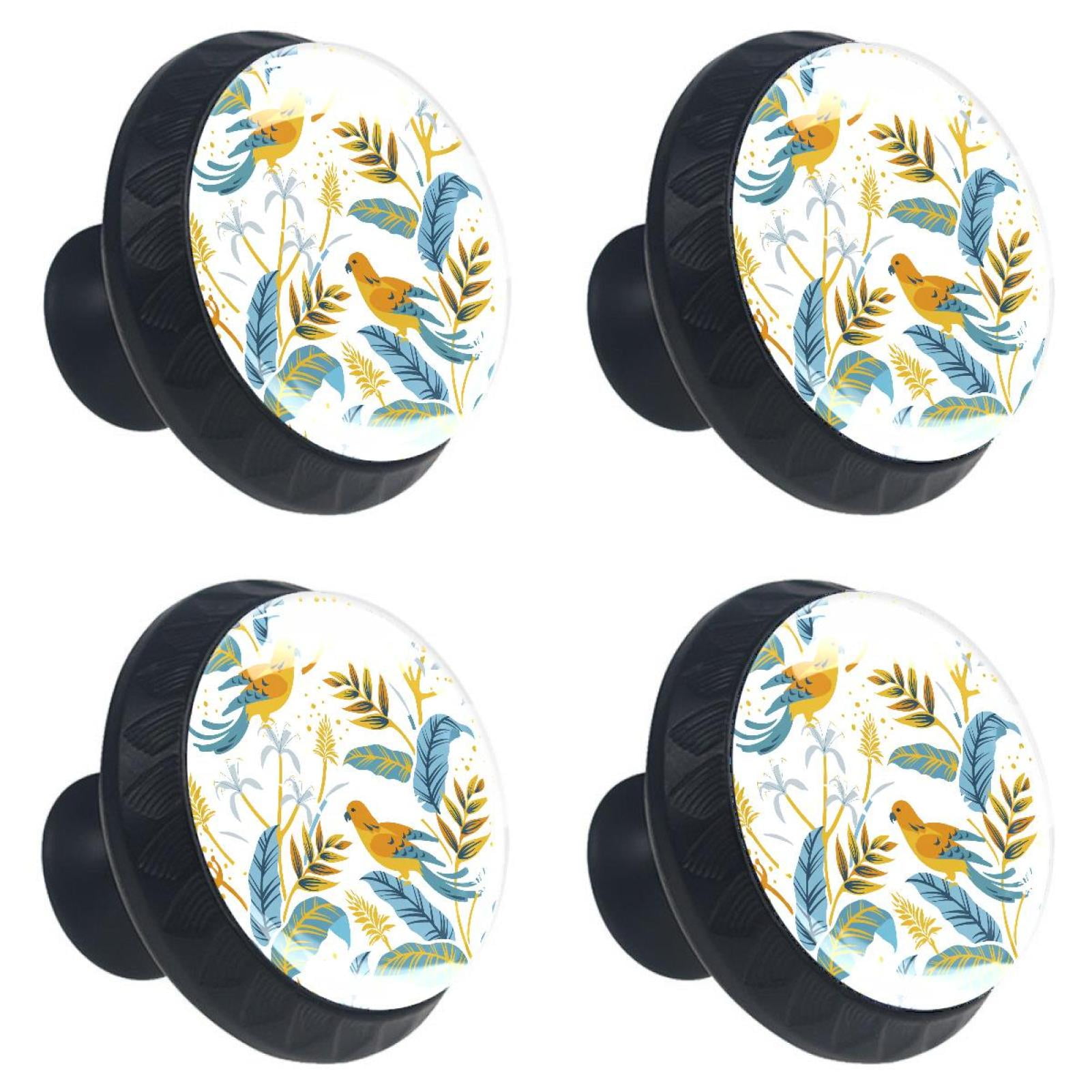 4 Pcs Bird in Kind Knobs for Kitchen Cabinet Cupboard Dresser Bookcase ...