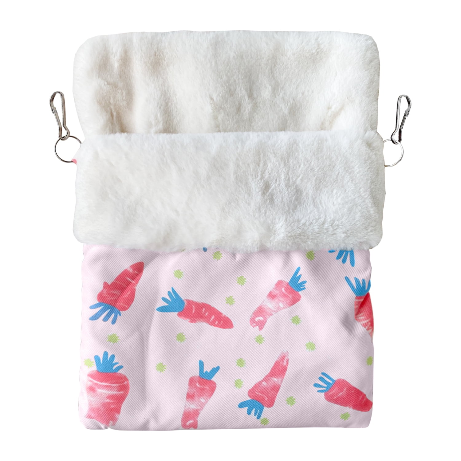 Cozy Faux Rabbit Fur Sugar Glider Sleeping Pouch - Handmade Snuggle ...