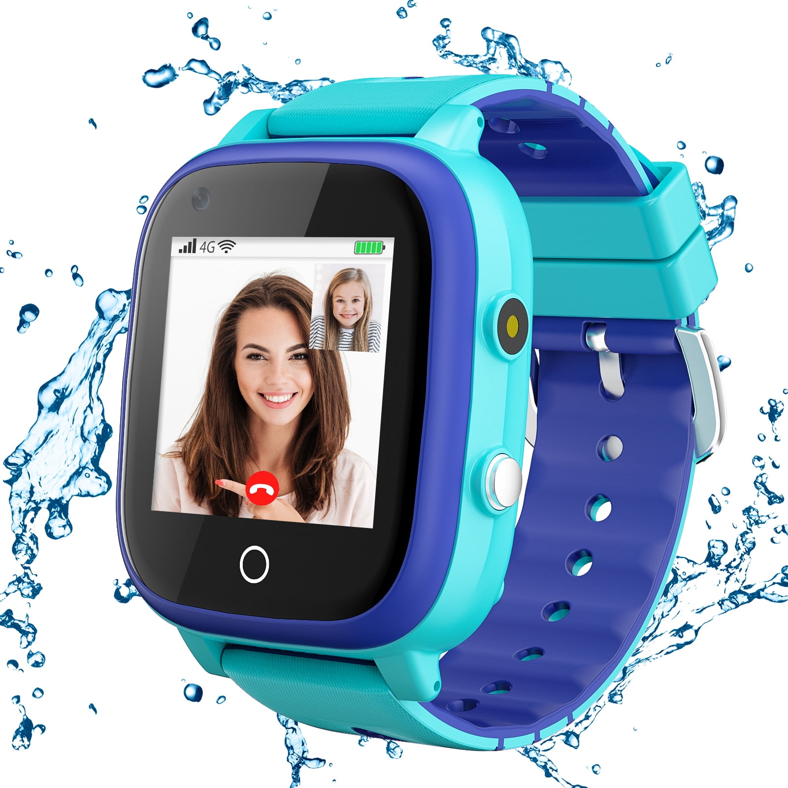 CJC 4G GPS Smartwatch for Kids, IP67 Waterproof Sport Smart Watch Phone ...