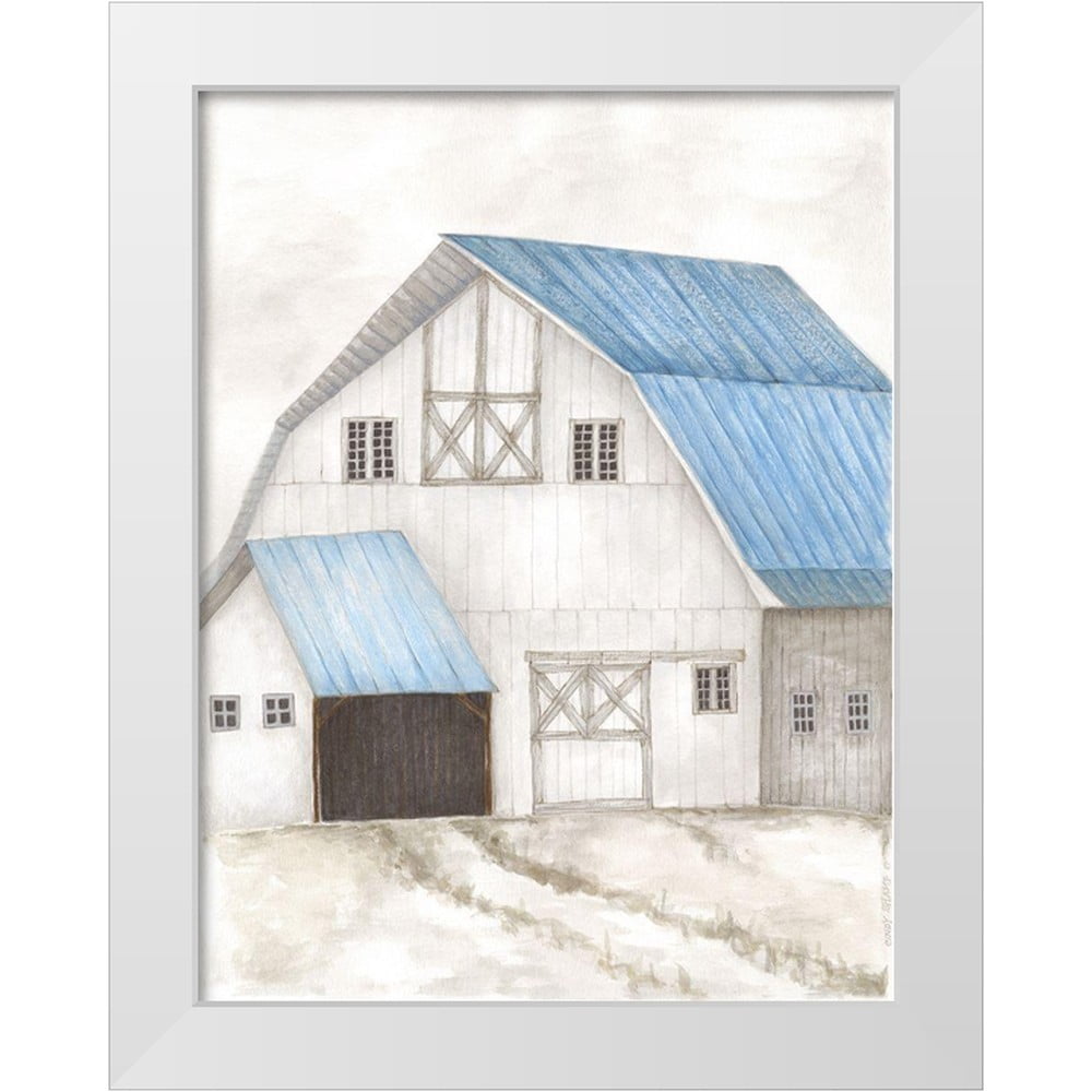 Shamp, Cindy 25x32 White Modern Wood Framed Museum Art Print Titled ...