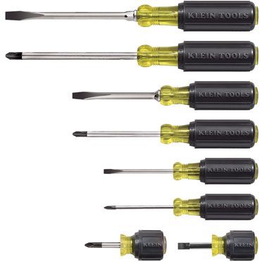 Klein Tools 85076 7-Piece Cushion-Grip Screwdriver Set - Walmart.com