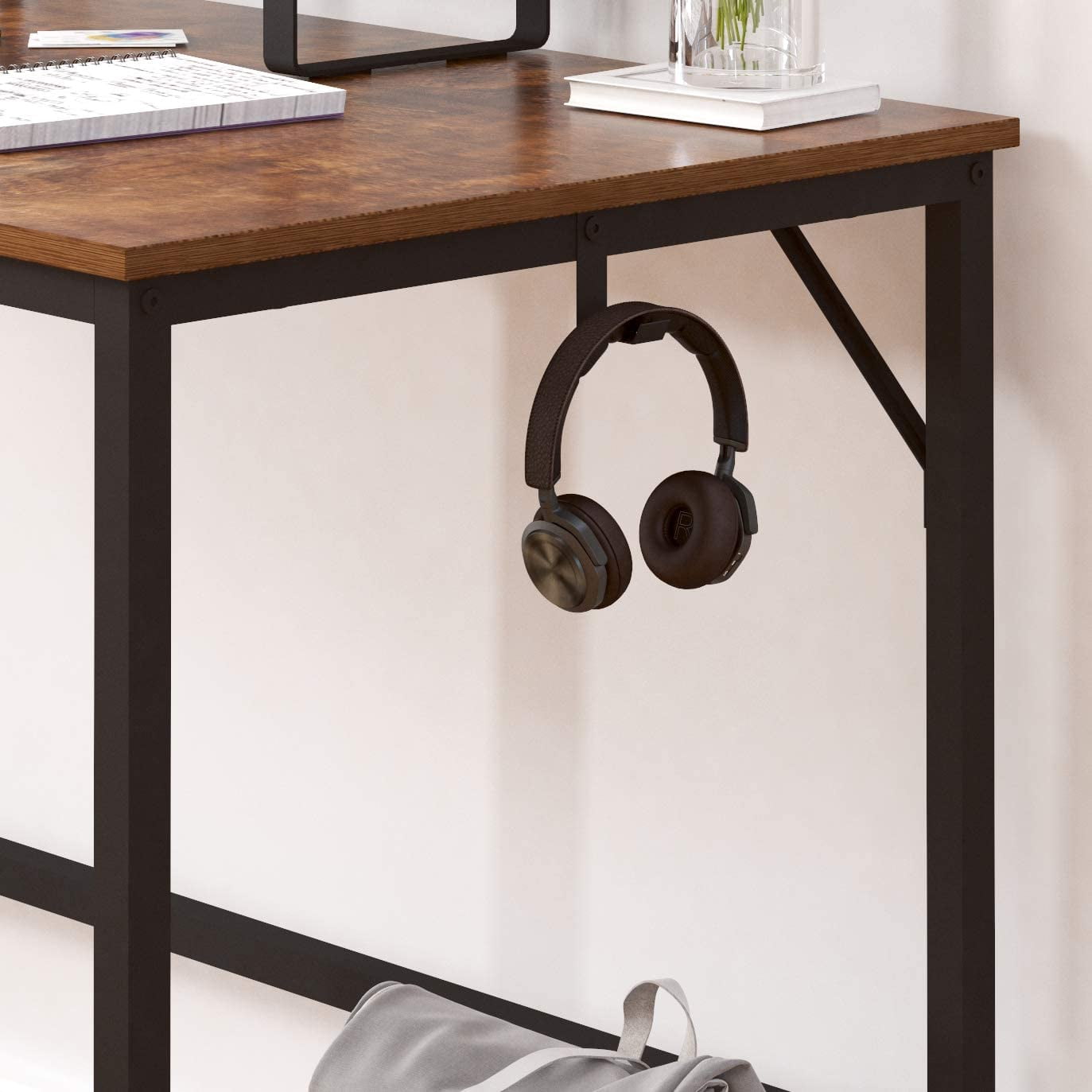 Buy JOISCOPE Computer Desk with Monitor Stand, Gaming Desk with Dual ...