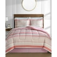 Fairfield Square Collection Austin Stripe/Solid Reversible Comforter ...