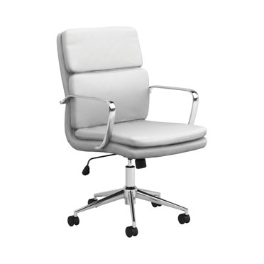 Coaster Bucket Set Office Seat Leather Swivel Chair - Walmart.com