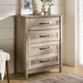 (3 pack) Better Homes & Gardens Modern Farmhouse 4-Drawer Dresser ...