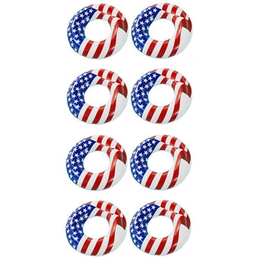 Swimline Large 36" Inflatable Patriotic American Flag Pool Tube Float ...