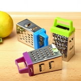 Zmeidao Mini Cheese Grater, Stainless Steel Box Grater with Handle ...