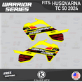 Kalair GFX Graphics Kit for Husqvarna TC50 (2024) Warrior Series ...