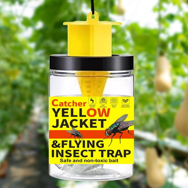 Peggybuy Fly Bag Trap PP+Wire Chain Net Trap for Parks/Orchards ...