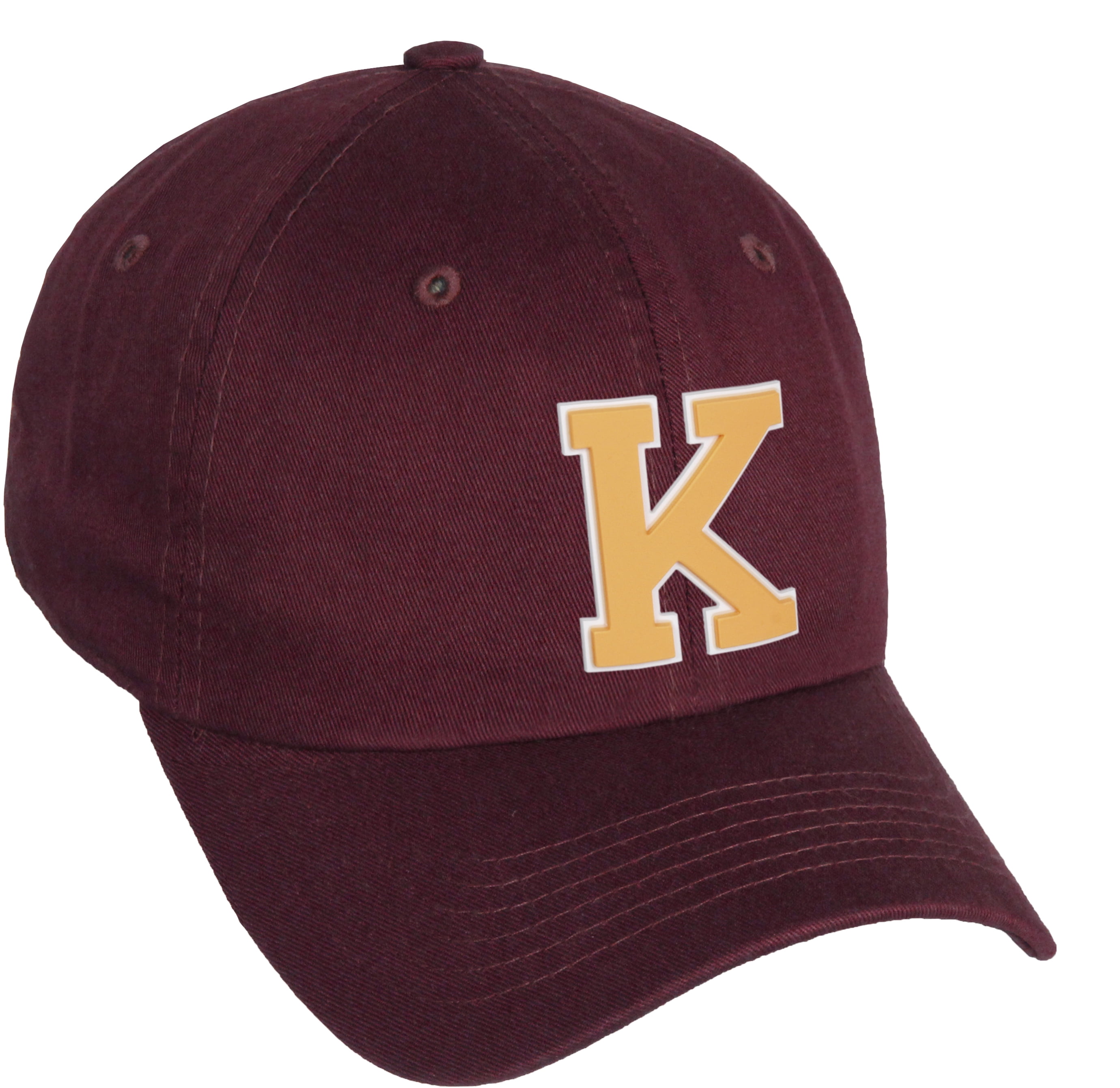 Daxton Classic 3D Varsity White Neon Orange Initial Letters Baseball ...