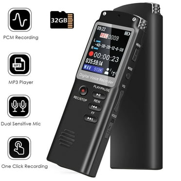 Knight KT1000 64GB Magnetic Voice Activated Recorder, Hidden Mini Audio ...