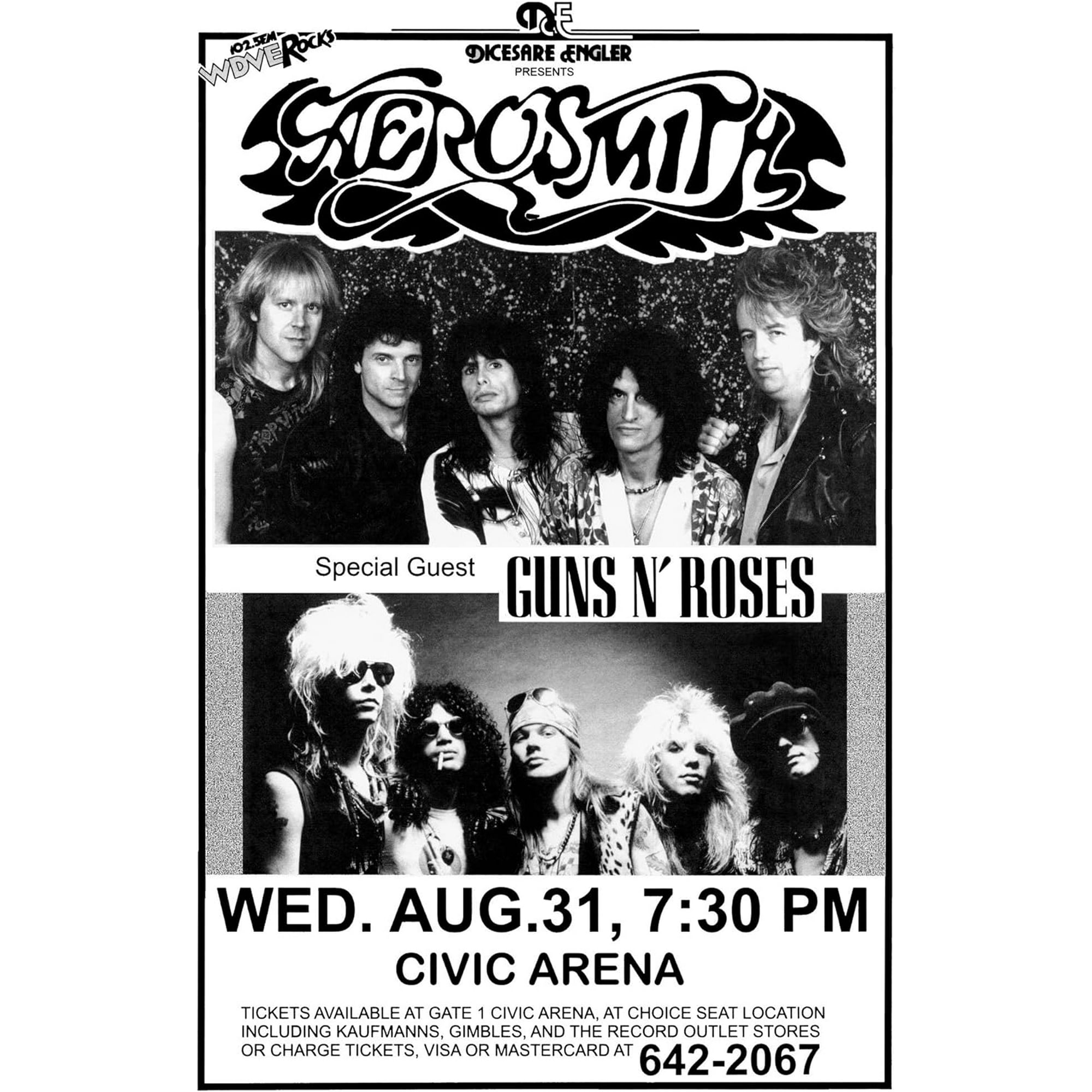 Click here for Phfzjyou Aerosmith Permanent Vacation Tour 1988 Wi... prices