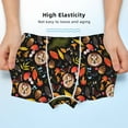 Boys Underwear - Owl And Leaves Soft 100% Cotton Boys Boxer Briefs ...