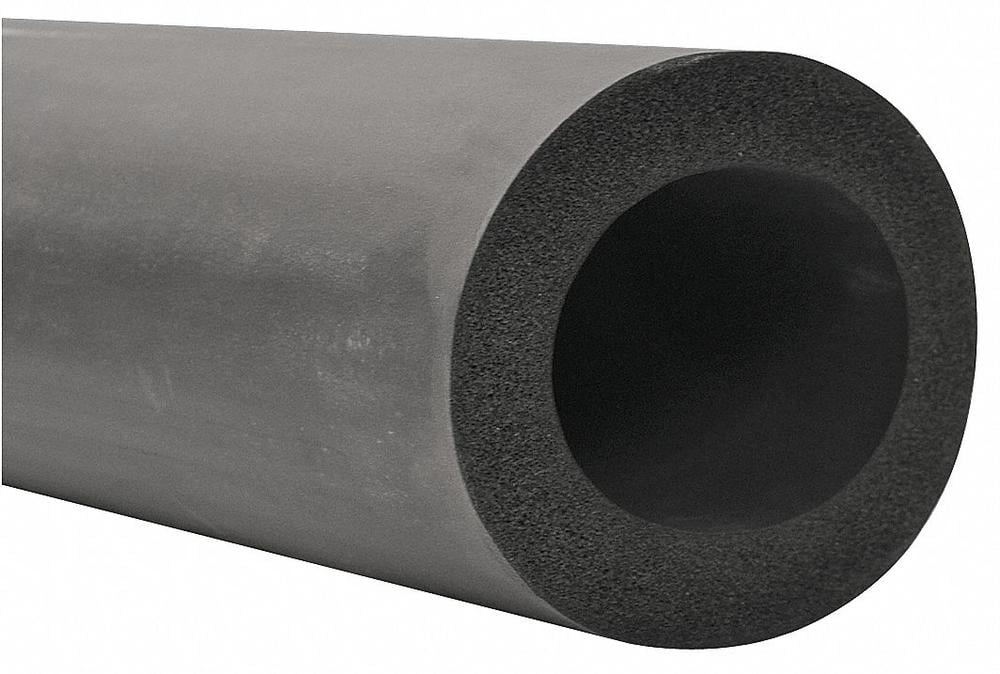 Aeroflex 1/2 in Thick, Flexible EPDM Pipe Insulation, 6 ft Insulation ...