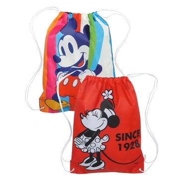 Mickey & Minnie Mouse Drawstring Backpack - Large Drawsting Bags Set Of ...