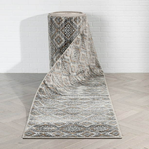 Well Woven Custom Size Runner - Choose Your Length - Stesha Grey ...