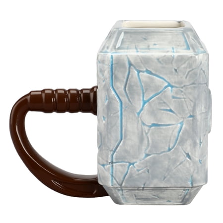 Marvel Thor Love And Thunder Mjolnir Hammer 16 oz Sculpted Mug ...