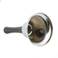 AUDeals Hand Bell Silver Steel Bell Ringing Bell with Handle Dinner ...