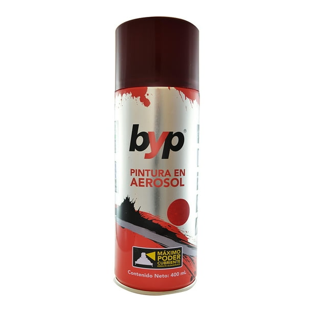 Aerosol ROJO metálico BYP Caja 12 piezas 400 ml | Walmart en línea