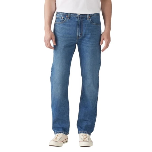 Levi's Men's Classic Straight Leg 505 Regular Fit 5 Pocket Jeans ...
