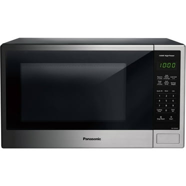 Panasonic Genius Sensor 2.2 Cu. Ft. 1250W Countertop Microwave Oven with Inverter Technology ...