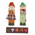 3PCS Fall Scarecrow Refrigerator Handle Covers Scarecrow Man Fridge ...