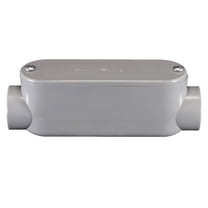 Cantex Conduit Outlet Body, PVC, C, Conduit Outlet Body Hub Size: 1/2 ...