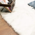 Super Area Rugs Plush Soft 7 x 5 Foot X Large Sheepskin Shag Faux Fur ...