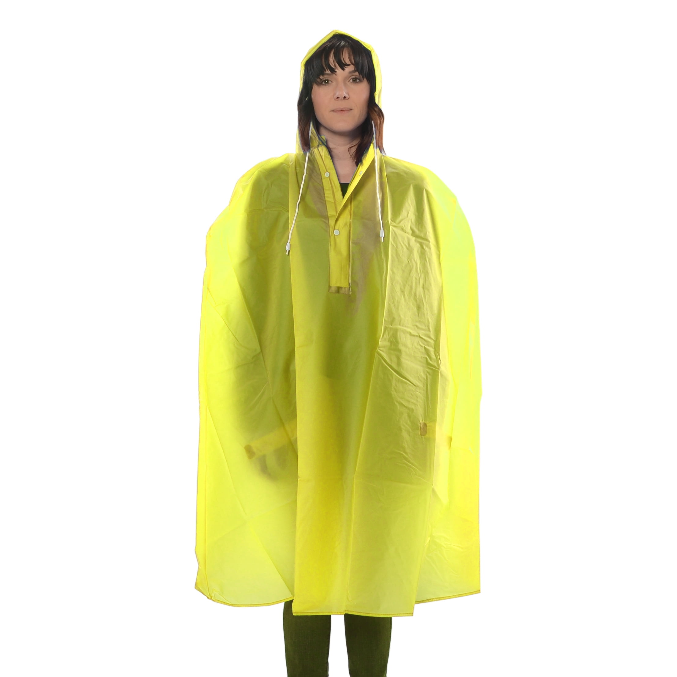 Ventura Yellow Rain Poncho - Walmart.com - Walmart.com
