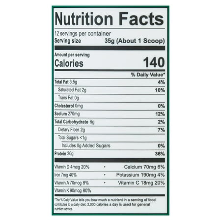 Amazing Grass Organic Plant Protein Blend: Vegan Protein Powder, New ...