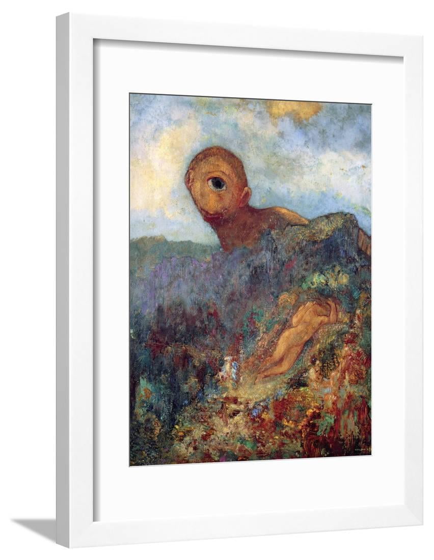 The Cyclops Framed Print Wall Art by Odilon Redon Sold by Art.Com ...
