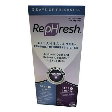RepHresh Clean Balance Feminine Freshness 2-Step Kit - Walmart.com