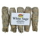 Govinda Pack of 5 Mini White Sage Smudge Stick, 4 Inch Long - Walmart.com