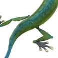 22"W, 5"H Multi Colored Metal Lizard Sculpture, by DecMode (2 Count ...