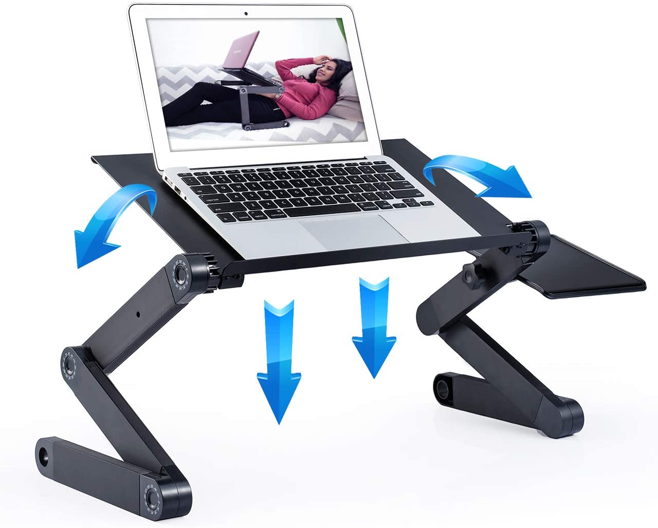 Furinno Ergonomics Aluminum Vented Cooling Holes Adjustable Portable ...