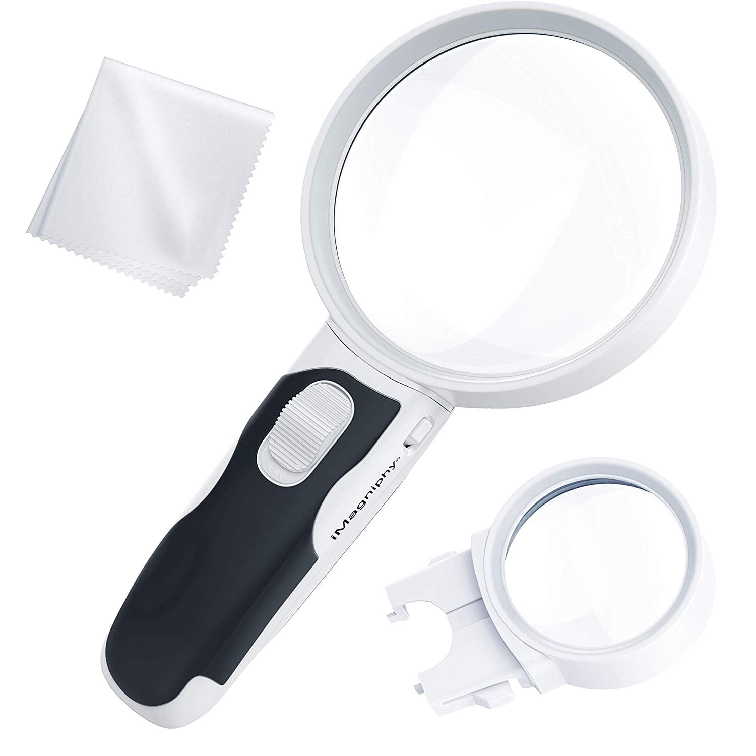 Freedo LED Illuminated Magnifying Glass Set Best Magnifier With Lights Freedo LED Illuminated Magnifying Glass Set Best Magnifier With Lights