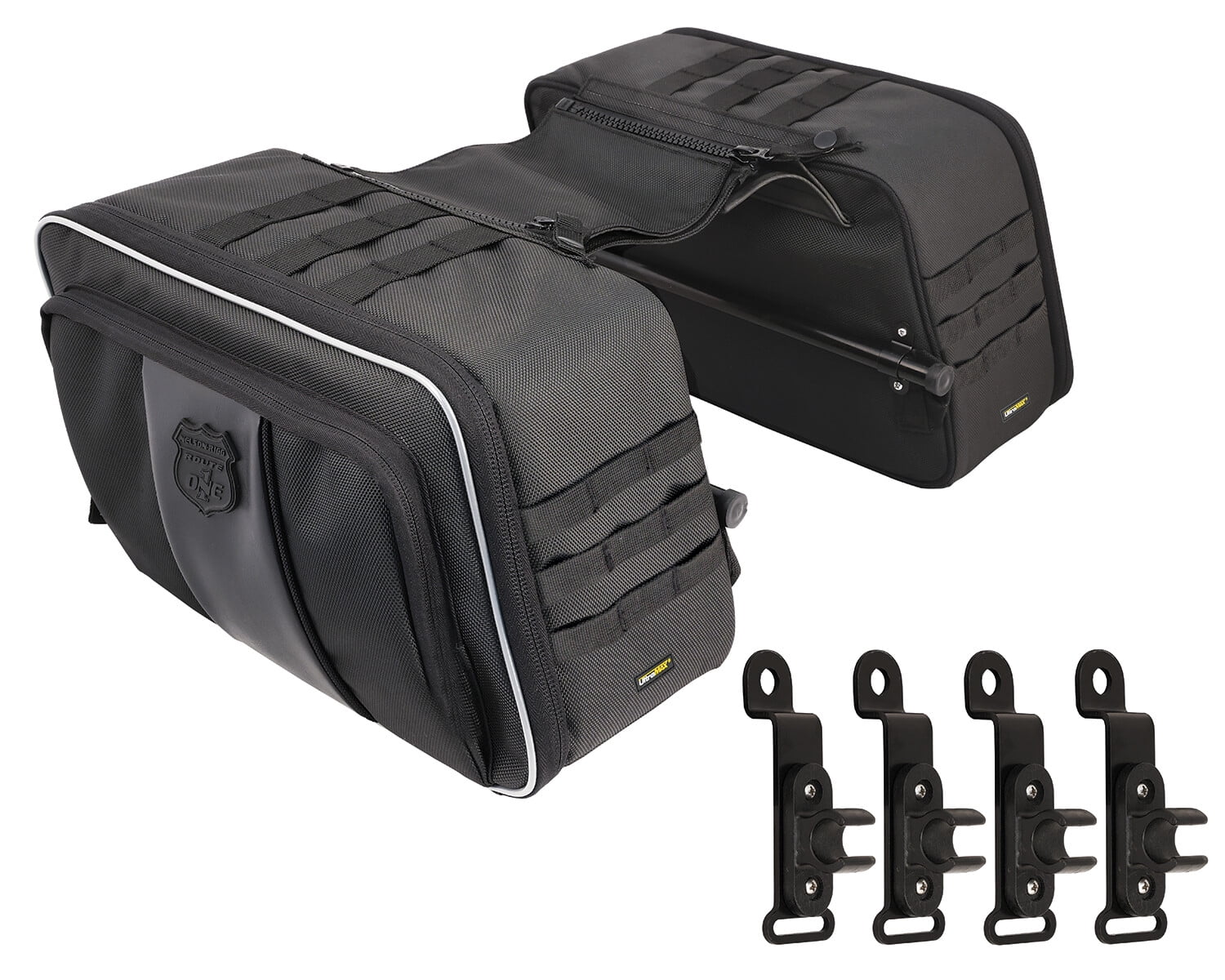 Nelson-Rigg NR-400 Route 1 Road Trip Saddlebags - Walmart.com