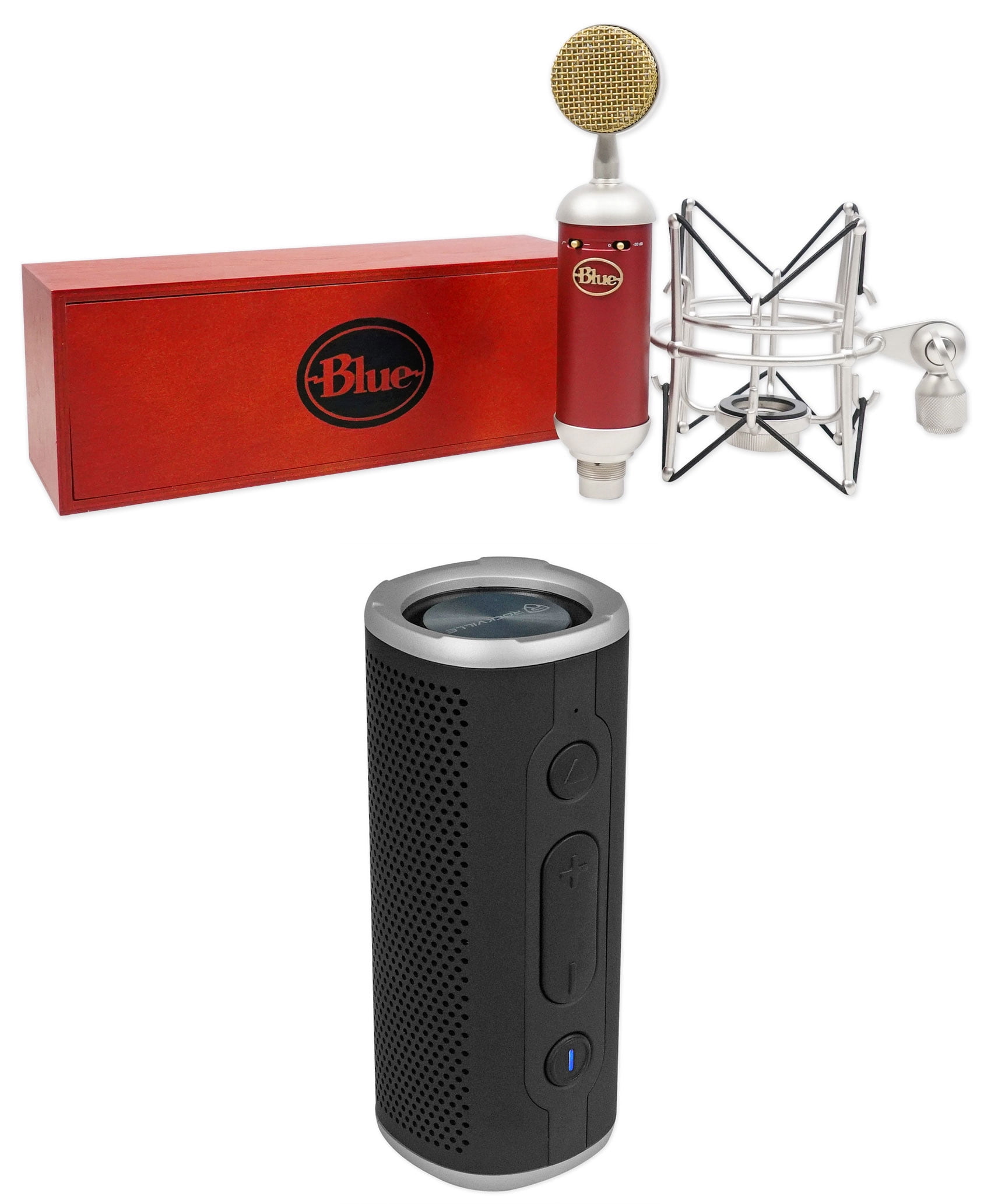 Blue Spark SL Recording Microphone Mic+Shockmount+AudioPhile Bluetooth ...