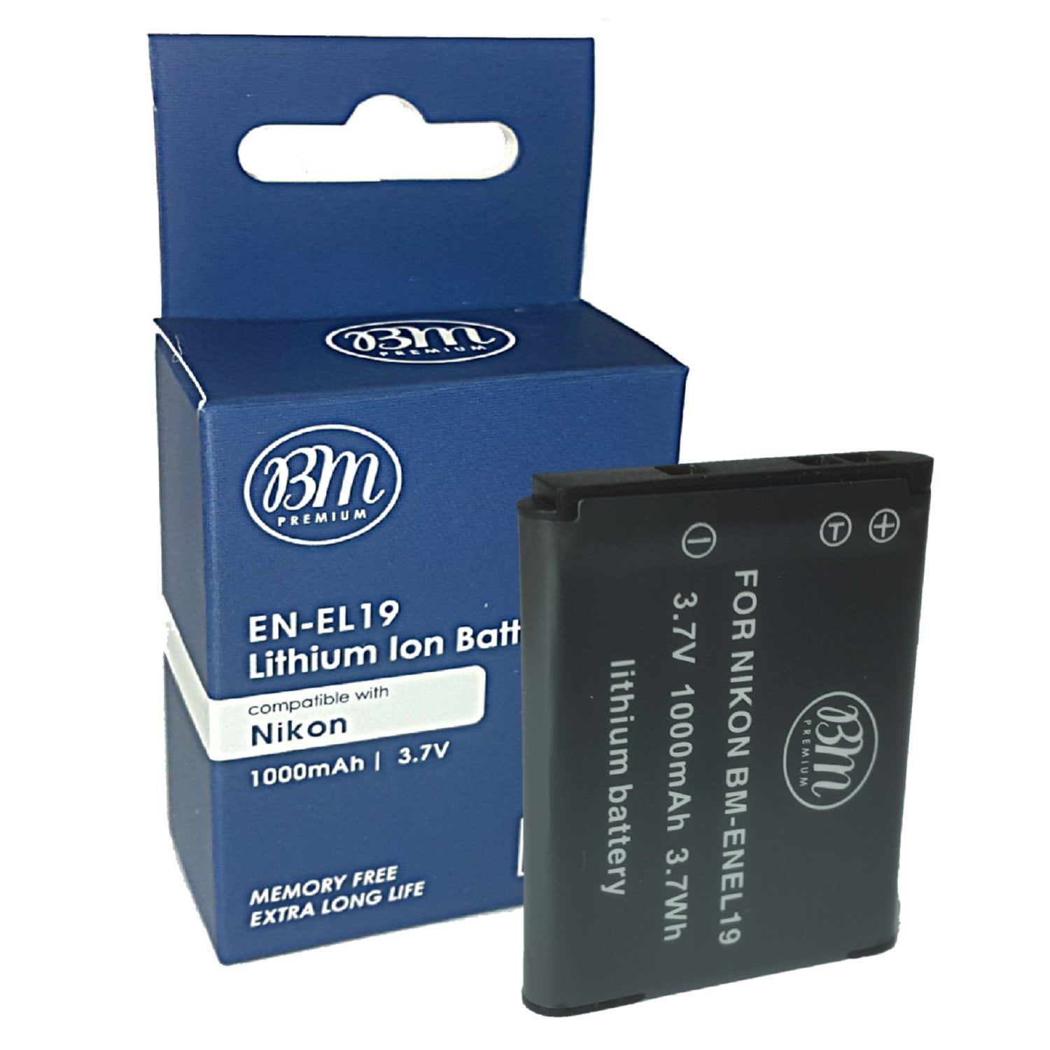 BM Premium EN-EL19 Battery for Select Nikon Coolpix Digital Cameras ...