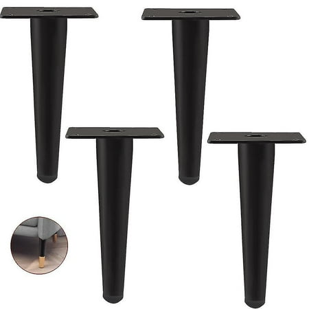 Set Of 4 Furniture Legs, Tilt Sofa Leg, Table Leg Cabinet Legs Bedside ...