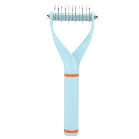 Pet Hair Removal Comb, Dematting Double Sides Pet Under Hair Rake For ...
