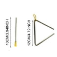 for Kids 1 Year 4 Inch Musical Steel Triangle Percussion Instrument ...