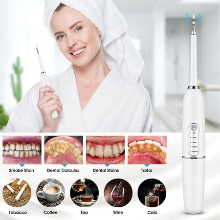 Electric Dental Calculus Remover Dental Cleaning Device Teeth Cleaner ...
